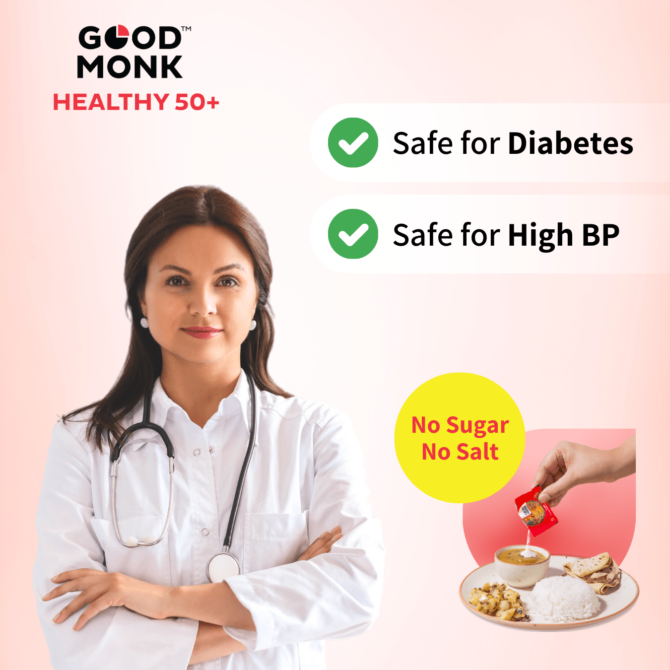 Multivitamin Sachet For 50+ Older Seniors | Good Monk