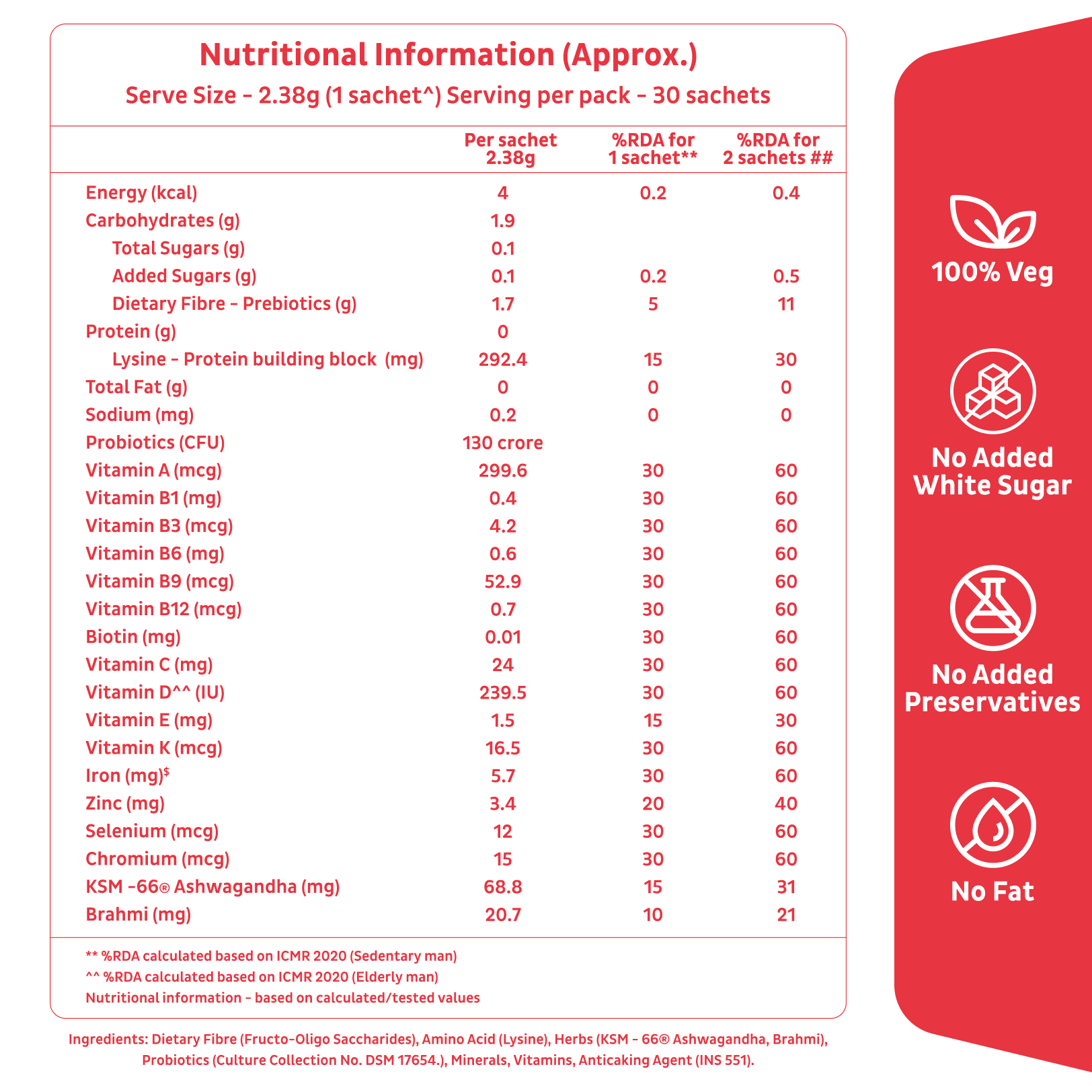 Best Multivitamin Nutrition Mix Sachets for 50+ Older Seniors – Good Monk