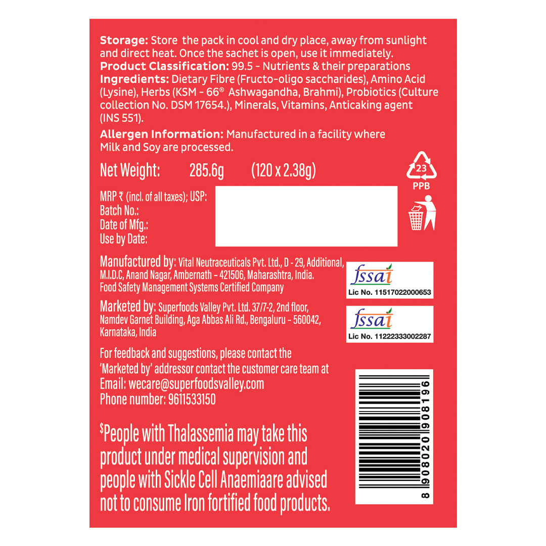 Buy Nutrition Mix Multivitamin Sachet for 50+ Seniors | Good Monk