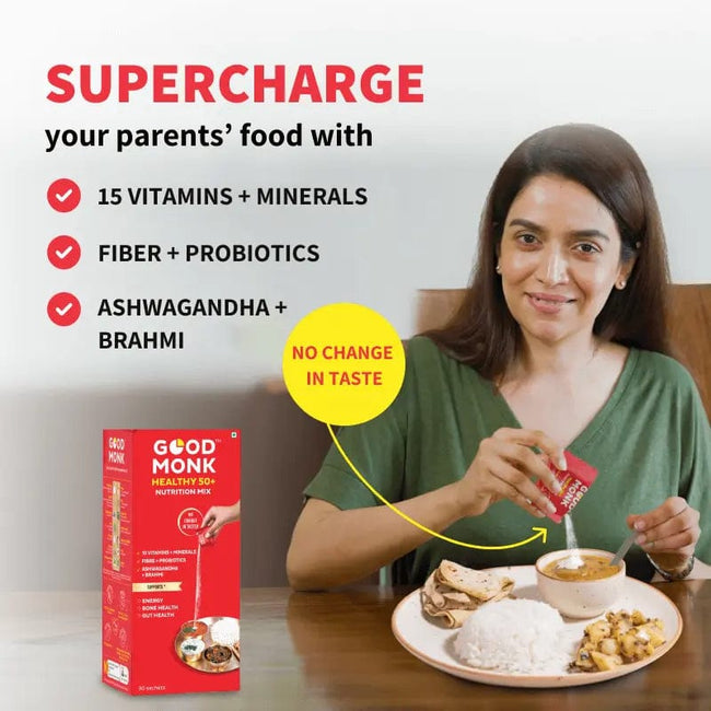 Multivitamin Sachet For 50+ Older Seniors | Good Monk