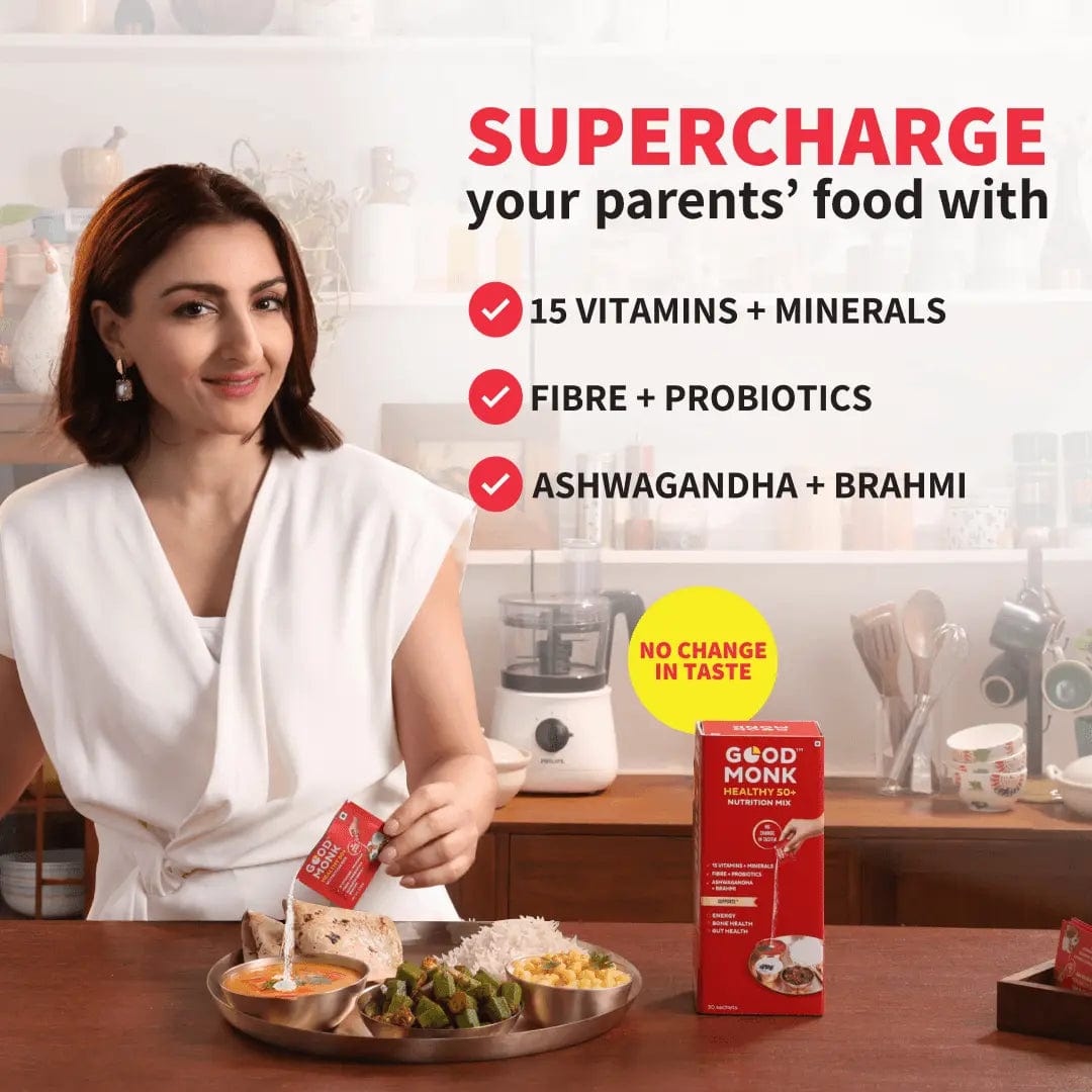 Multivitamin Sachet For 50+ Older Seniors | Good Monk